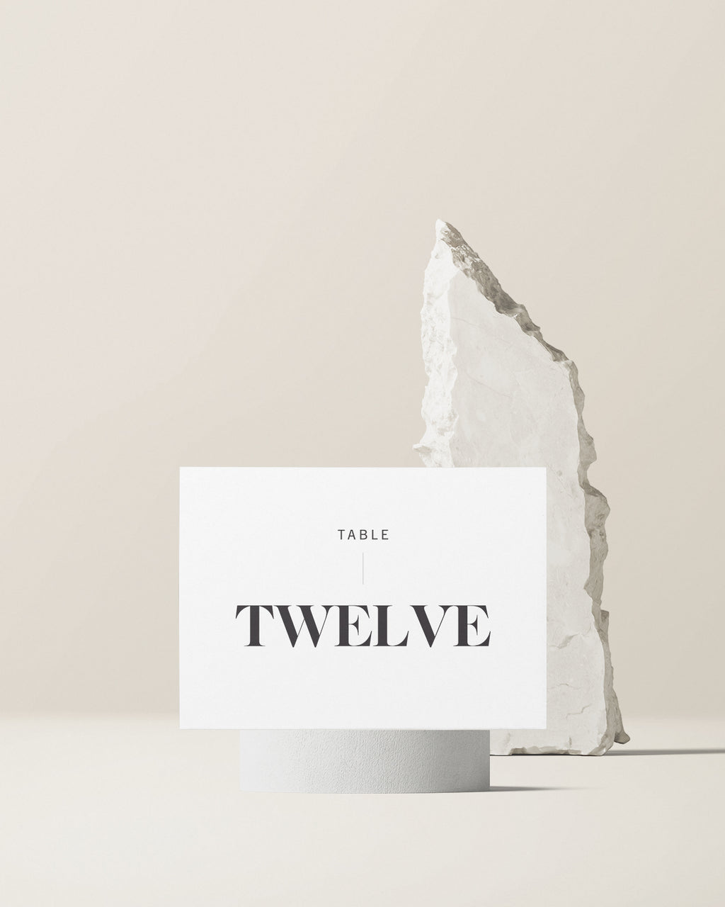 Skyline Minimal Horizontal Table Numbers – A Modern Wedding
