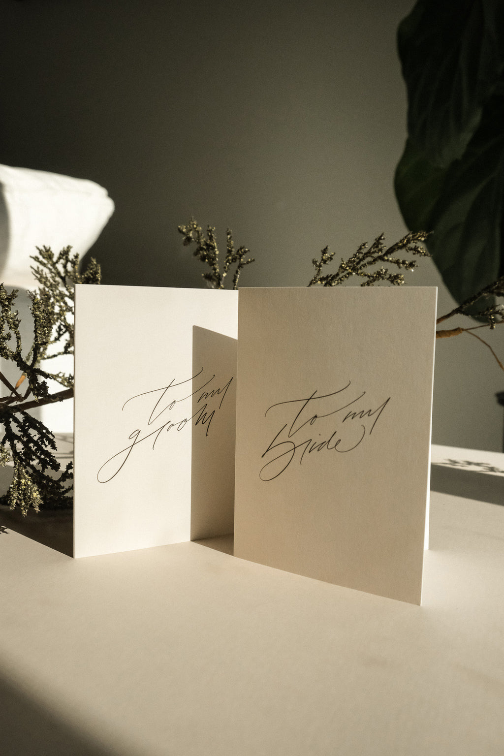 Modern Wedding Cards | Minimal Wedding Cards | A Modern Wedding